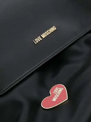 Moschino Padded Logo Plaque Tote Bag