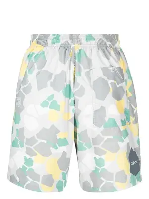 OBJECTS IV LIFE Camouflage-pattern Swim Shorts