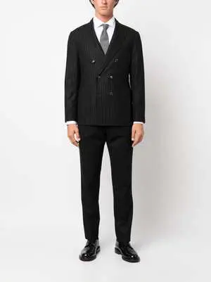 Brunello Cucinelli Virgin Wool Pinstripe Suit