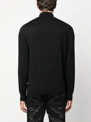 Philipp Plein Roll-neck Merino Wool Jumper