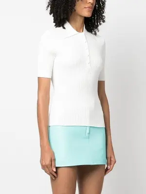 COURREGES Ribbed Knit Shirt