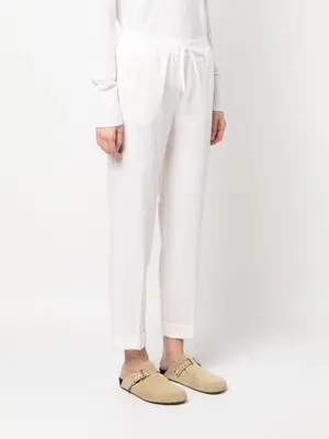 P.a.r.o.s.h Tapered Drawstring Trousers - Neutrals