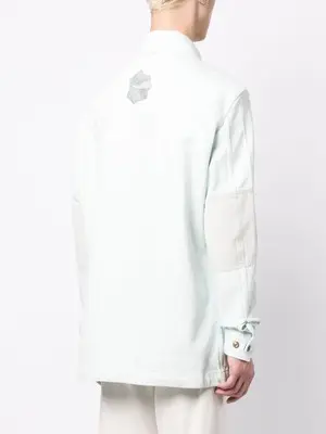 OBJECTS IV LIFE Multi-pocket Shirt Jacket - Blue
