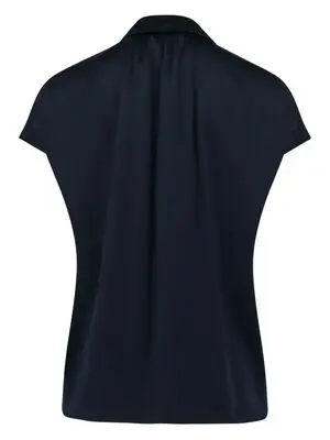 Vince Short-sleeve Silk Shirt