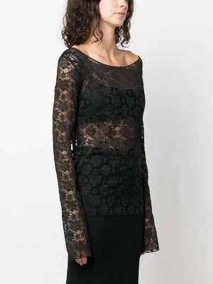 ROTATE BY BIRGER CHRISTENSEN Floral-lace Top