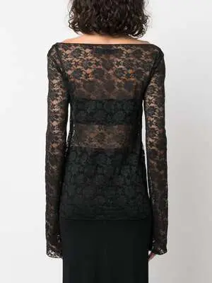 ROTATE BY BIRGER CHRISTENSEN Floral-lace Top