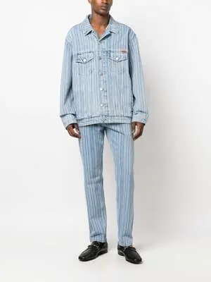 Martine Rose Striped Denim Jacket