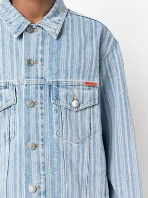 Martine Rose Striped Denim Jacket