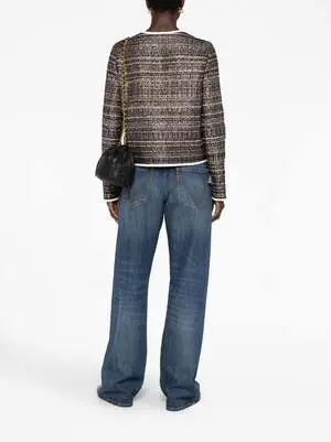 Valentino Garavani Tweed Party Long-sleeve Jacket