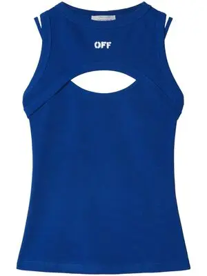 Off-White Logo-print Sleeveless Top
