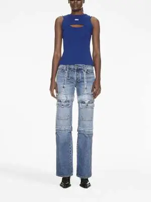 Off-White Logo-print Sleeveless Top