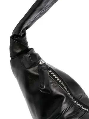 LEMAIRE Large Croissant Leather Shoulder Bag - Black