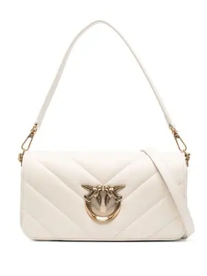 Pinko Love Birds Quilted Leather Bag