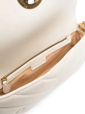 Pinko Love Birds Quilted Leather Bag