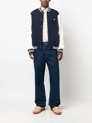 Ralph Lauren Polo Pony Cotton-blend Varsity Jacket