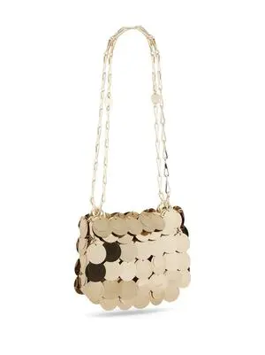Rabanne Mini Sparkle Layered Bag - Gold