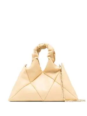 RECO Didi Quilted Leather Tote Bag - Yellow