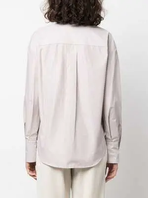 Brunello Cucinelli Pinstriped Cotton-blend Shirt