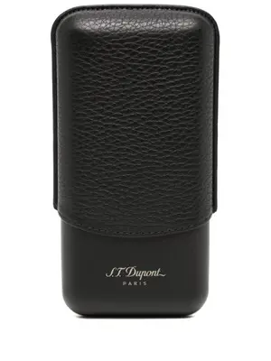 S.t. Dupont Grained-leather Cigar Case