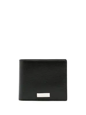 FERRAGAMO Logo-plaque Bi-fold Wallet - Black