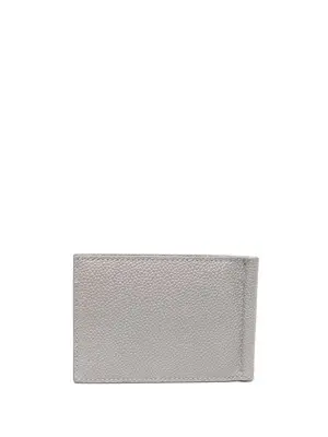 Thom Browne Money Clip Leather Wallet
