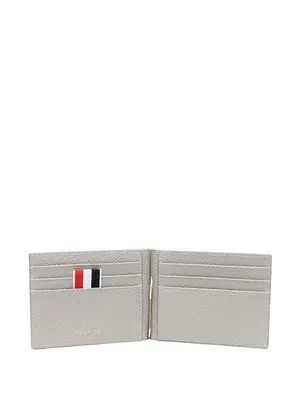 Thom Browne Money Clip Leather Wallet