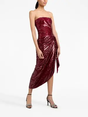 Cinq À Sept Shea Sequin-embellished Midi Dress