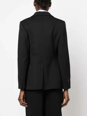 P.a.r.o.s.h Single-breasted Virgin Wool Blazer - Black