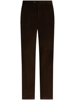 Etro Floral-stripe Corduroy Trousers