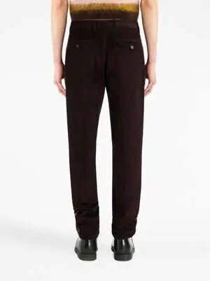 Etro Floral-stripe Corduroy Trousers