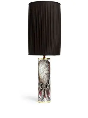 FORNASETTI Cylindrical Pleated Lampshade - Black