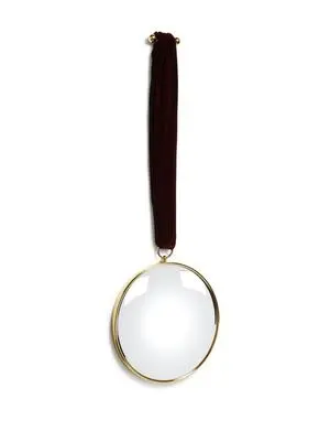 FORNASETTI Convex Mirror With Velvet Ribbon