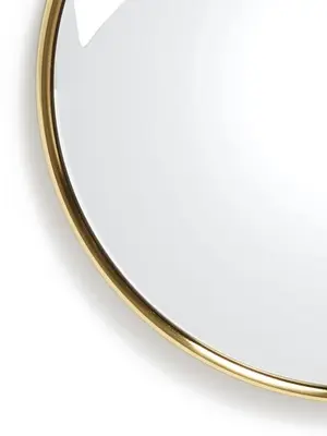 FORNASETTI Convex Mirror With Velvet Ribbon