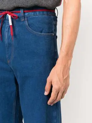 Marni Mid-rise Wide-leg Jeans - Blue