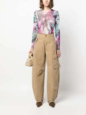 DARKPARK Rosalind Cargo Trousers - Neutrals