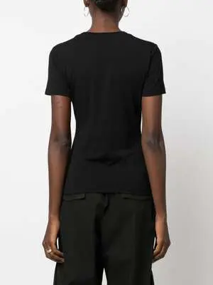 Just Cavalli Tiger Head Cotton T-shirt - Black
