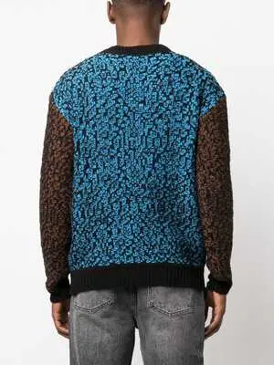 Andersson Bell Intarsia-knit Crew-neck Sweatshirt