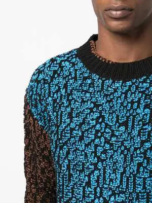 Andersson Bell Intarsia-knit Crew-neck Sweatshirt