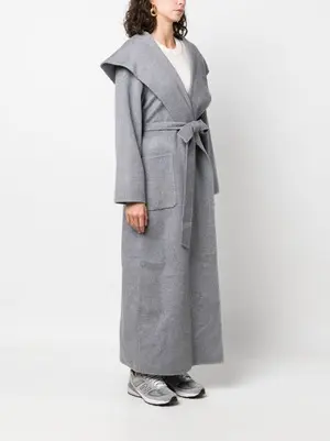 P.a.r.o.s.h Hooded Cashmere Maxi Coat