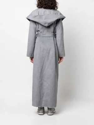 P.a.r.o.s.h Hooded Cashmere Maxi Coat