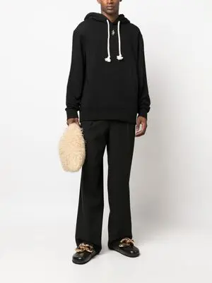 JW Anderson Logo-embroidered Drawstring Hoodie