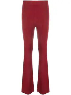 Patrizia Pepe Ribbed Bootcut Trousers