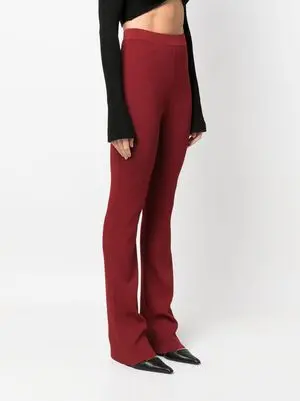 Patrizia Pepe Ribbed Bootcut Trousers