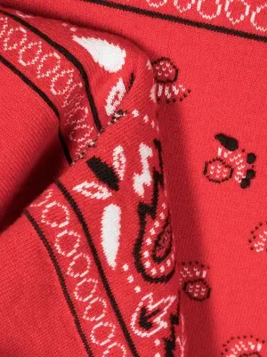 BARRIE Bandana-print Scarf - Red