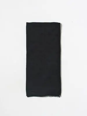 Emporio Armani Scarf In Viscose Blend Black