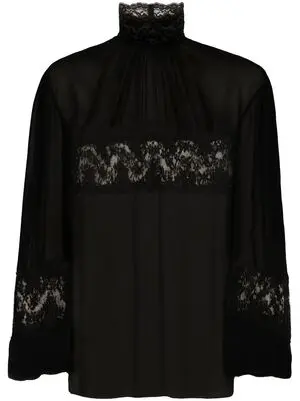 Dolce & Gabbana High Neck Blouses
