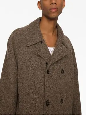 Dolce & Gabbana Mélange-effect Double-breasted Coat