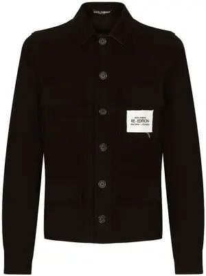 Dolce & Gabbana Button-up Stretch-cotton Shirt - Black