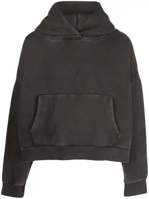 ENTIRE STUDIOS Washed Drop-shoulder Hoodie - Black