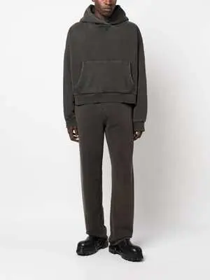ENTIRE STUDIOS Washed Drop-shoulder Hoodie - Black